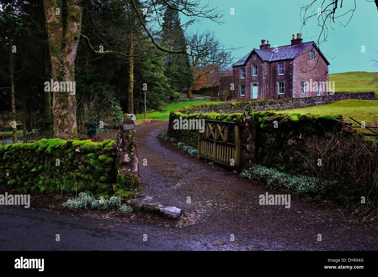 The Old Manor House Stock Photo - Alamy