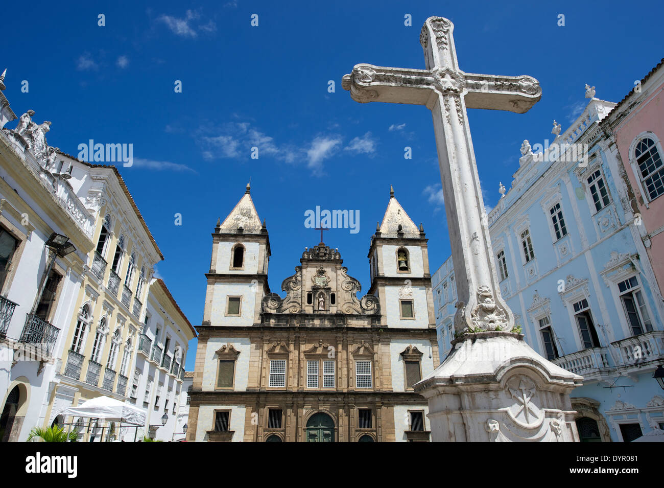 Cruzeiro de Sao Francisco Anchieta colonial Christian cross in ...