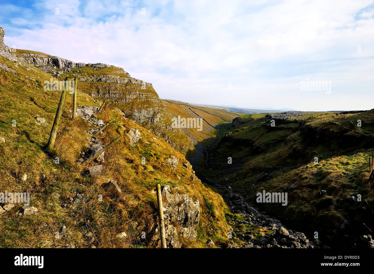 Dry Valley of Limestone, Malham Stock Photo - Alamy
