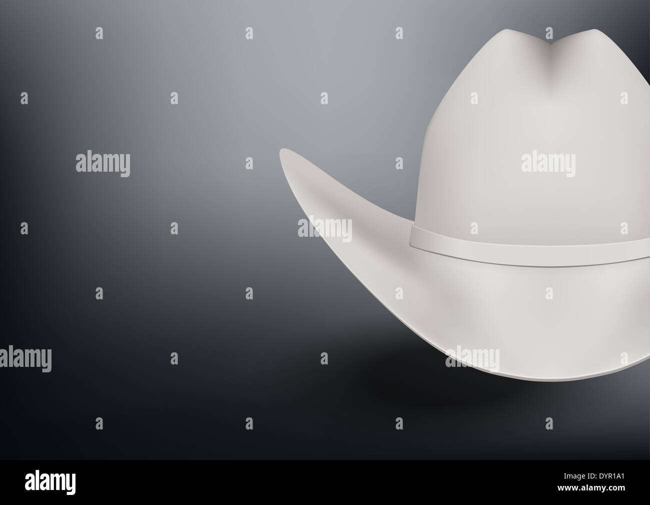 White cowboy hat background Stock Photo - Alamy