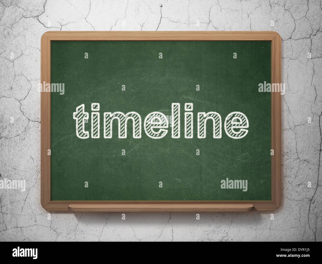 Timeline concept: Timeline on chalkboard background Stock Photo - Alamy