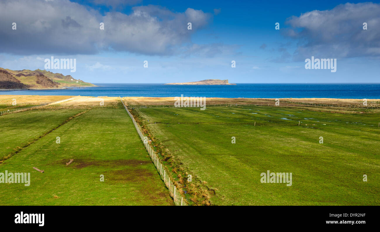 Croft fields near Staffin, Isle of Skye, Scotland Stock Photo - Alamy