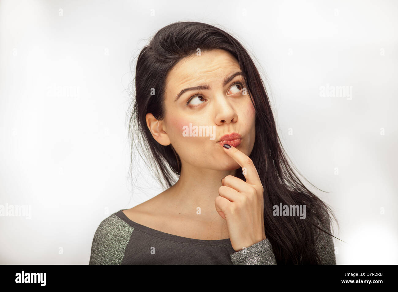 Caucasian facial features hi-res stock photography and images - Alamy