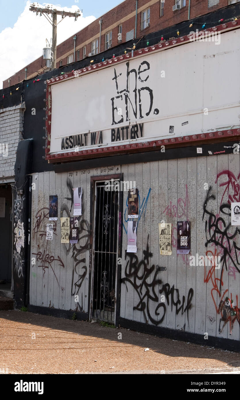 The End Club on Elliston Place Nashville Tennessee Stock Photo - Alamy