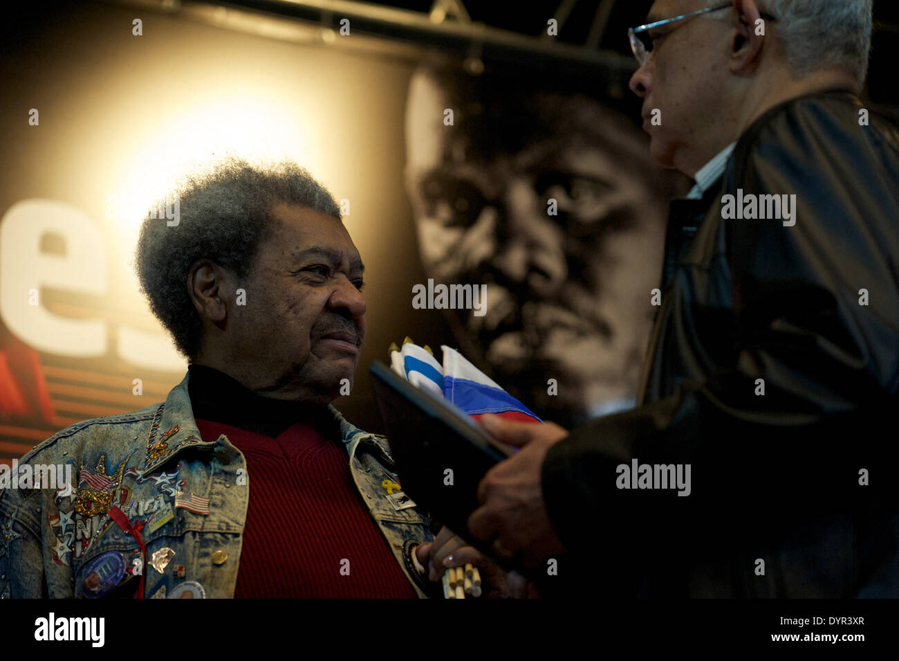 April 24, 2014 - Moscow, Russia - The famous boxing promoter Don King ...