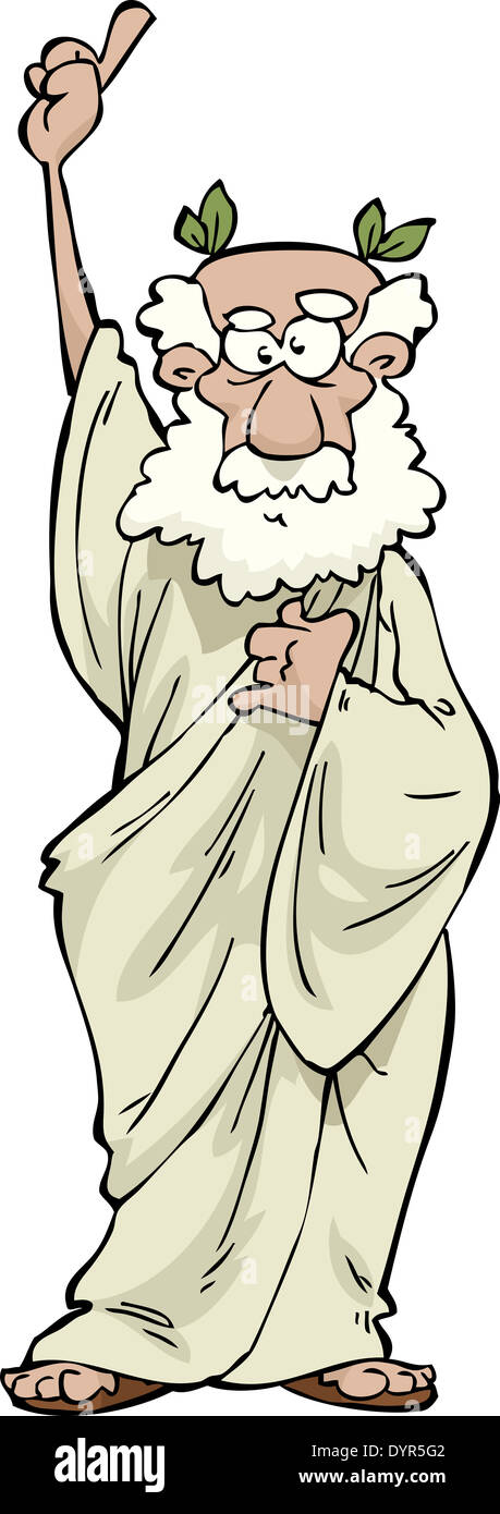 Philosopher Cartoon High Resolution Stock Photography and Images - Alamy