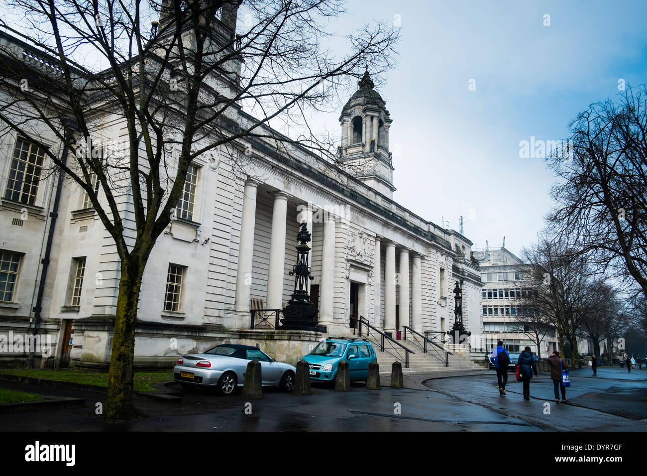 Cardiff Crown Court Cardiff City centre Wales UK Stock Photo - Alamy
