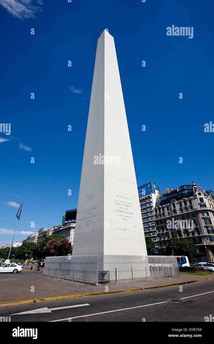 obelisk in plaza de la republica Buenos Aires Argentina Stock Photo - Alamy