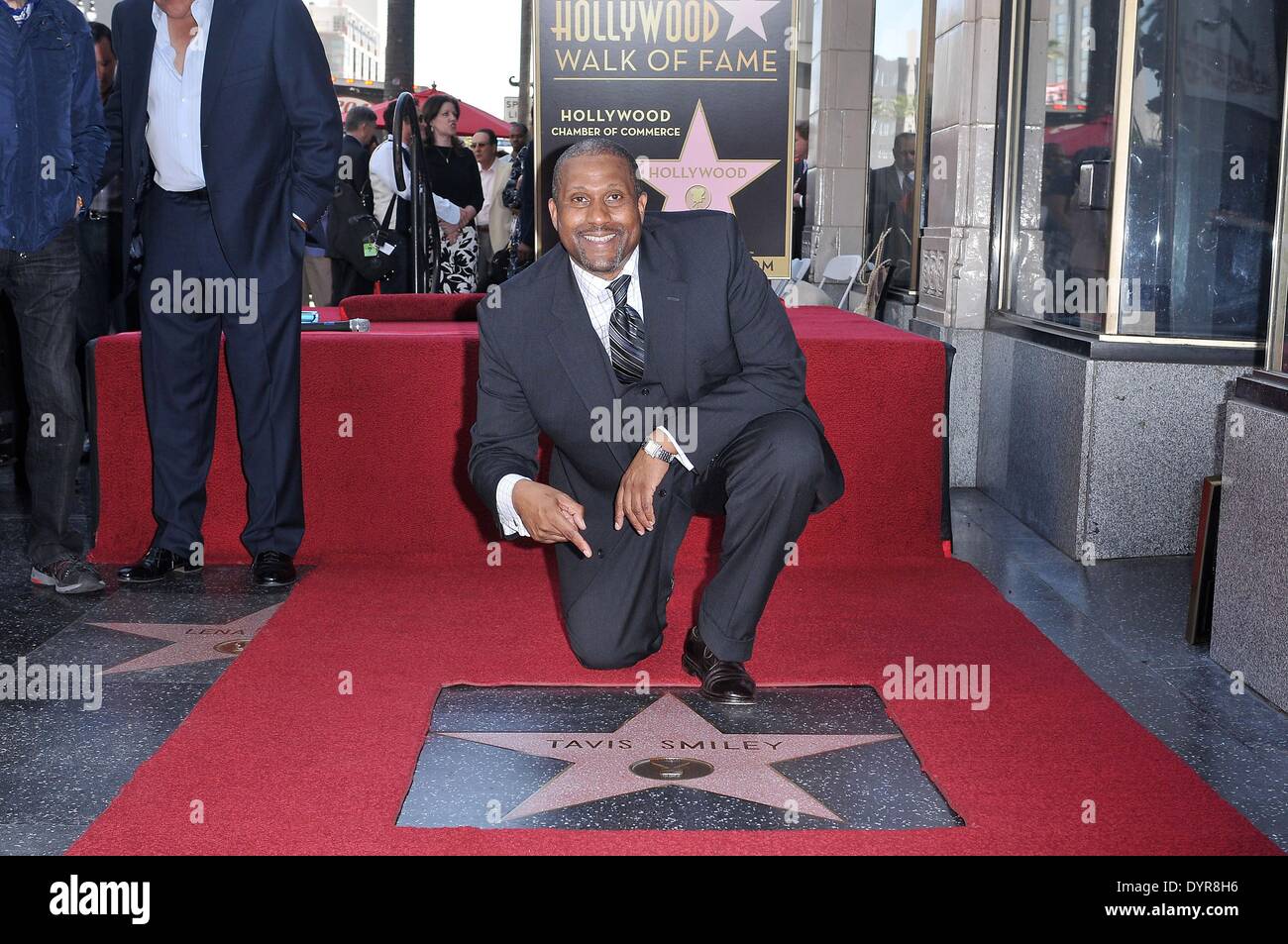 Los Angeles, CA, USA. 24th Apr, 2014. Tavis Smiley at the induction ...