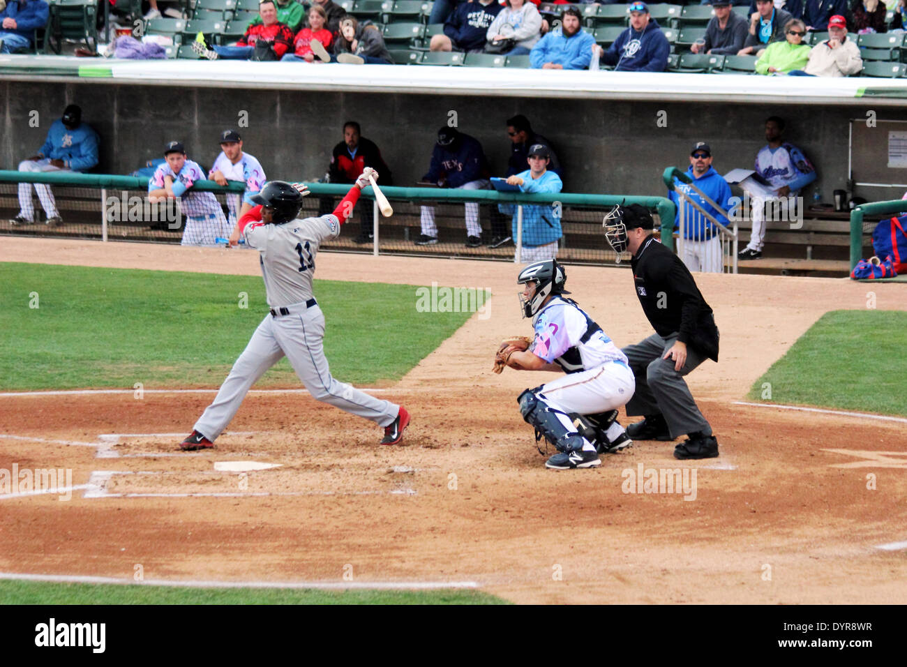 Baseball umpire and catcher hi-res stock photography and images - Alamy