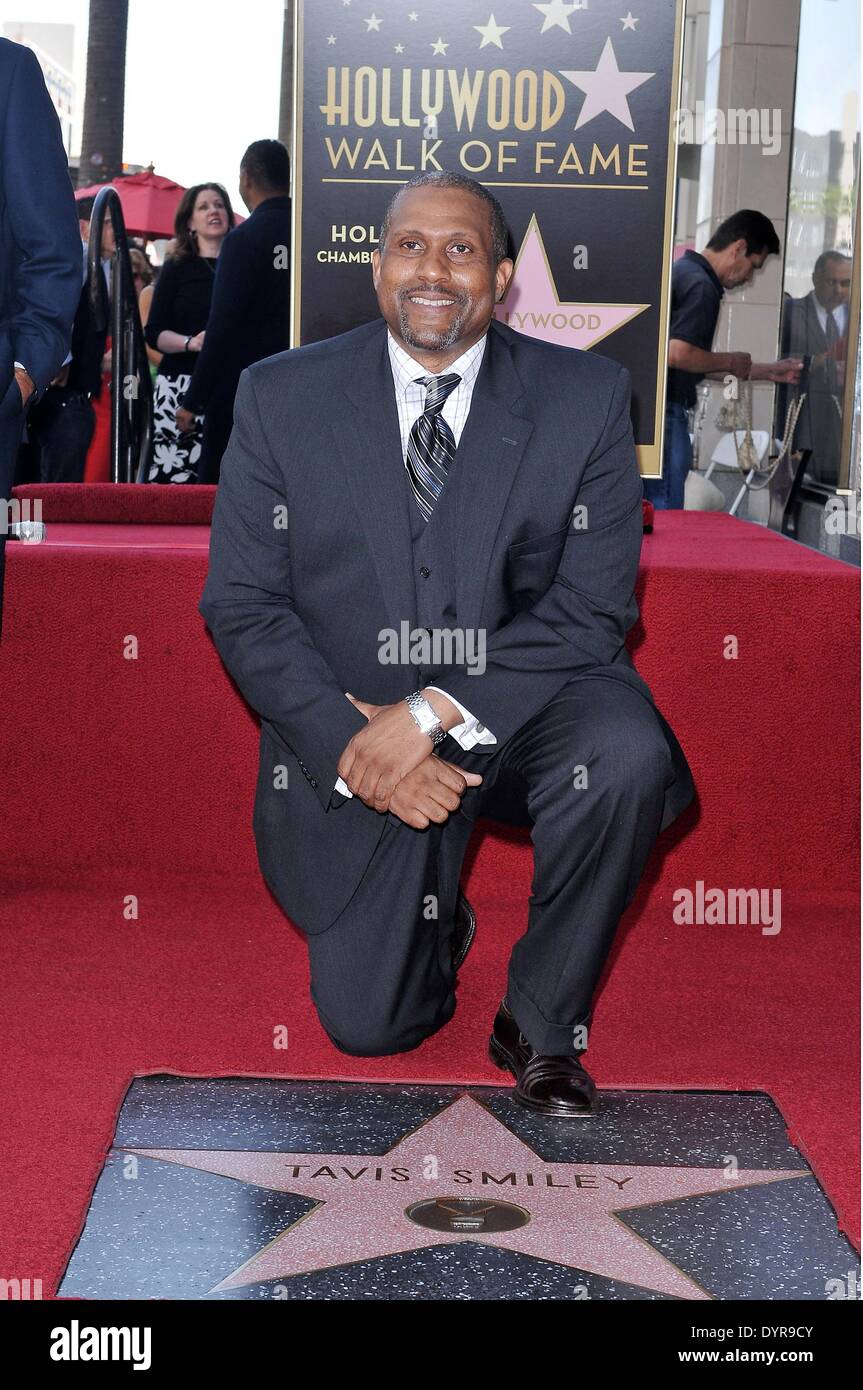 Los Angeles, CA, USA. 24th Apr, 2014. Tavis Smiley at the induction ...