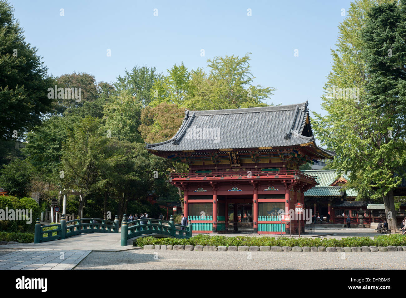 Nezu Shrine, Tokyo, Japan Stock Photo - Alamy