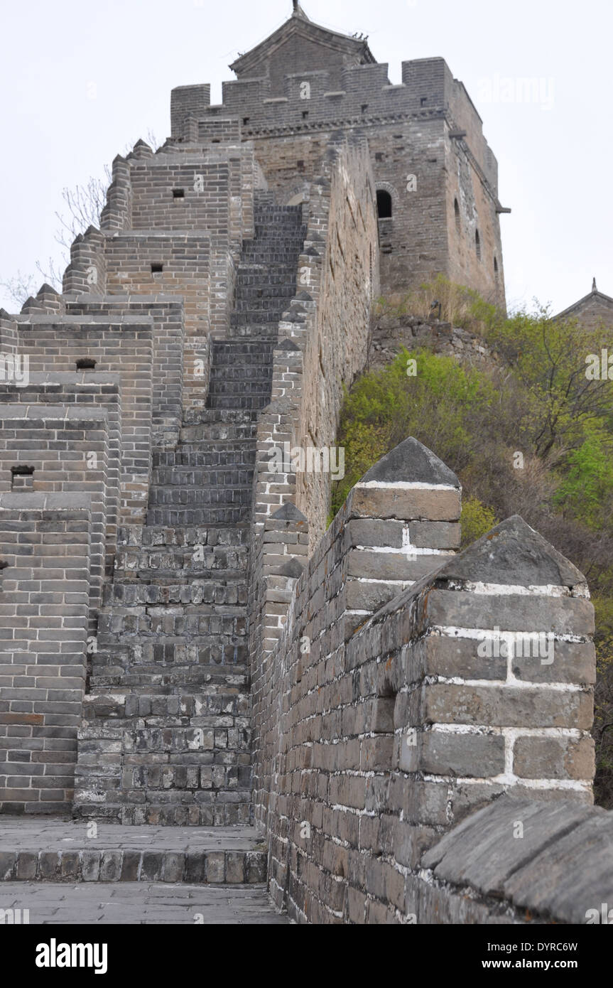 The Great Wall of China at Jinshanling, Chengde, Hebei, China Stock ...