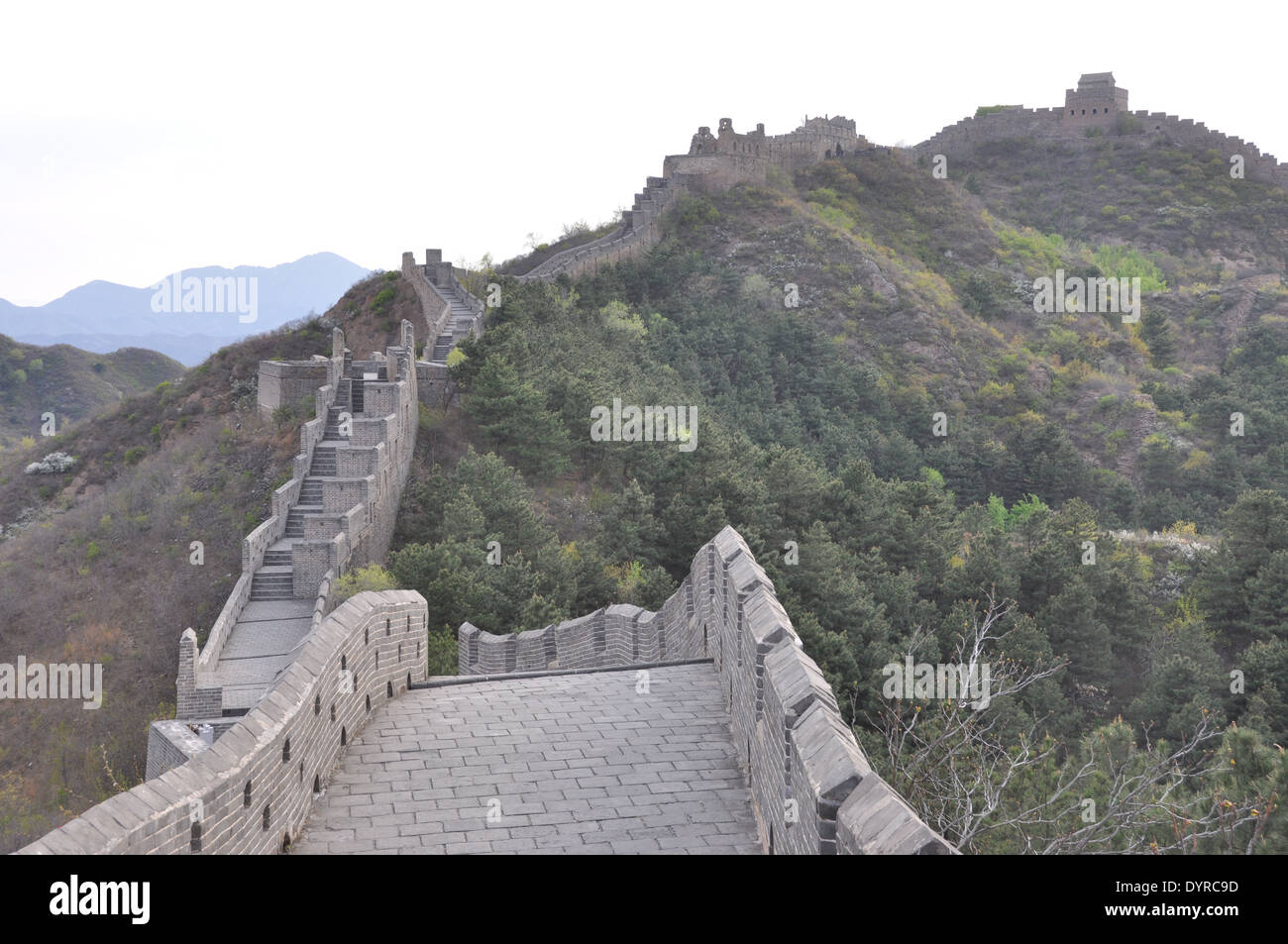 The Great Wall of China at Jinshanling, Chengde, Hebei, China Stock ...