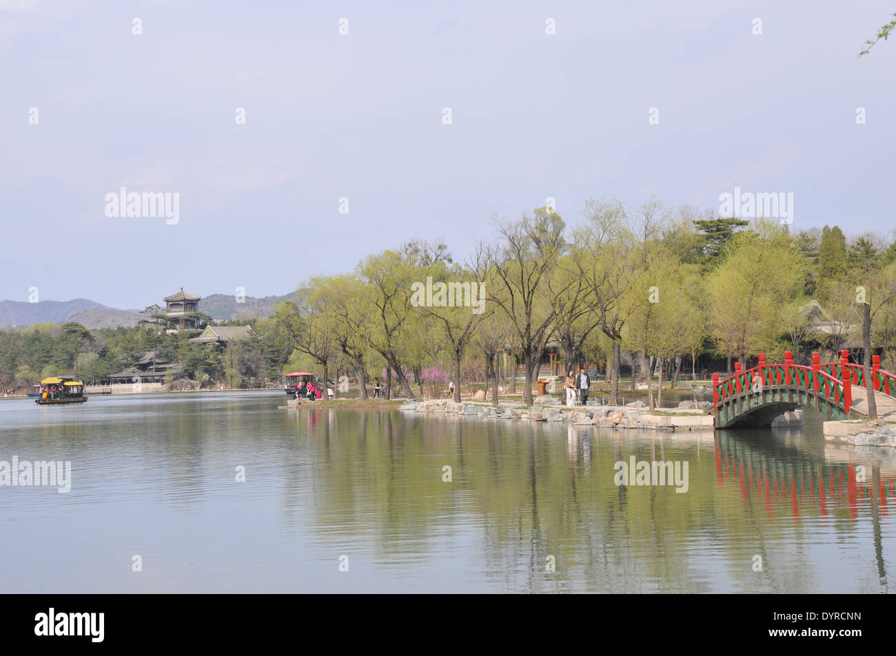 Chengde china footbridge hi-res stock photography and images - Alamy