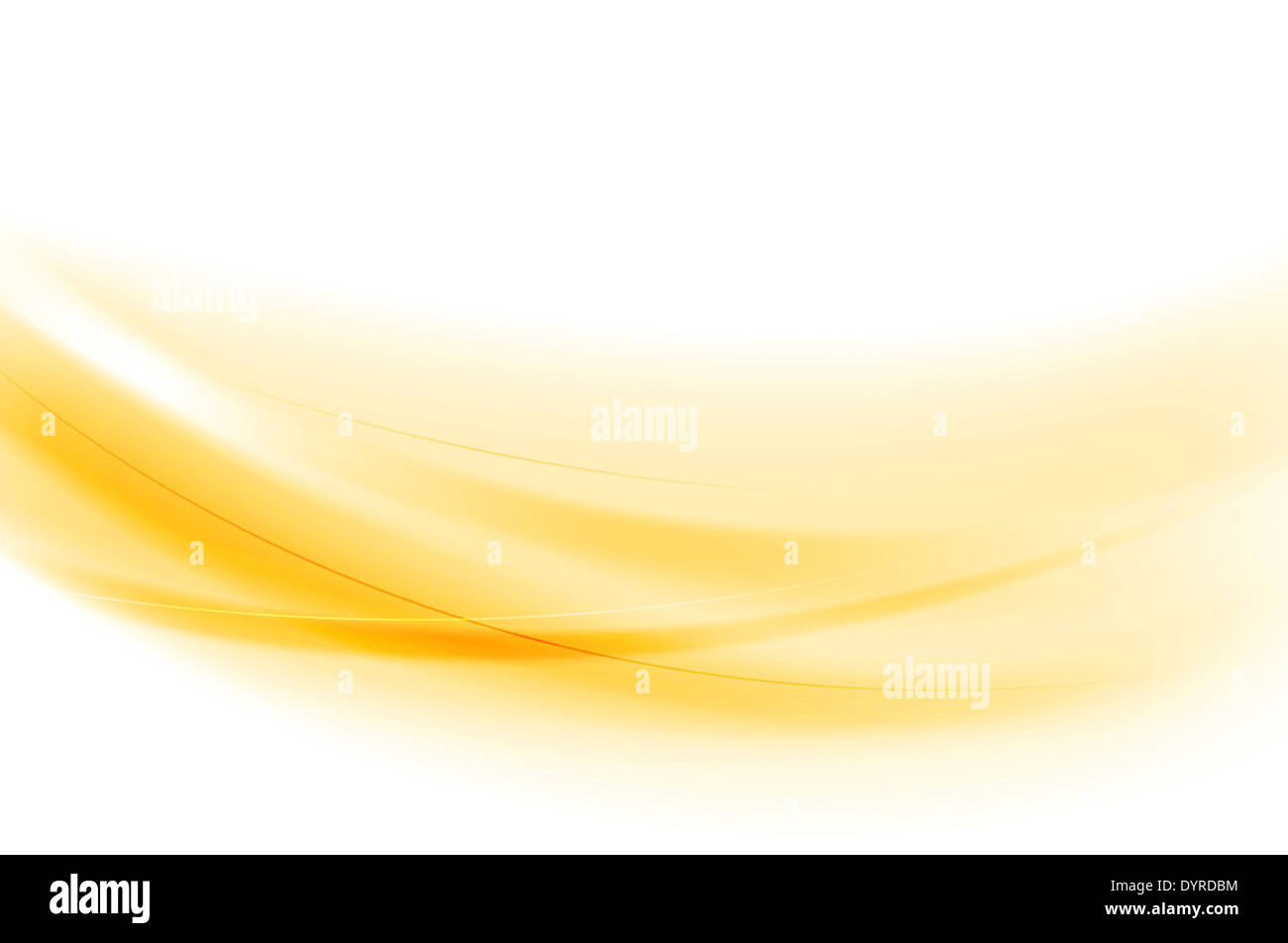 Bright yellow glowing waves. Vector gradient mesh Stock Photo - Alamy