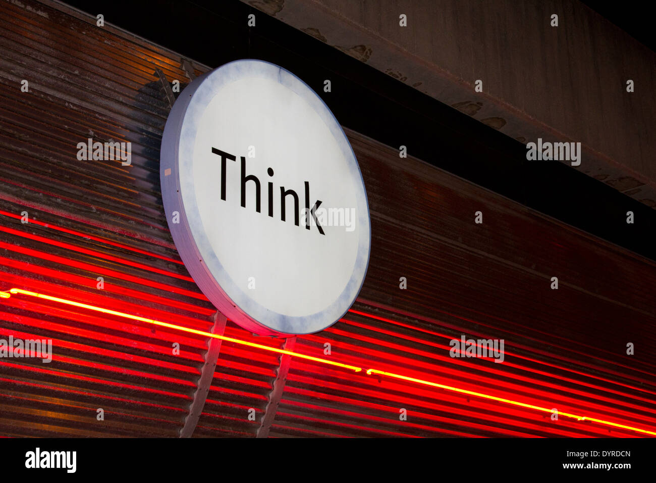 Think sign hi-res stock photography and images - Alamy
