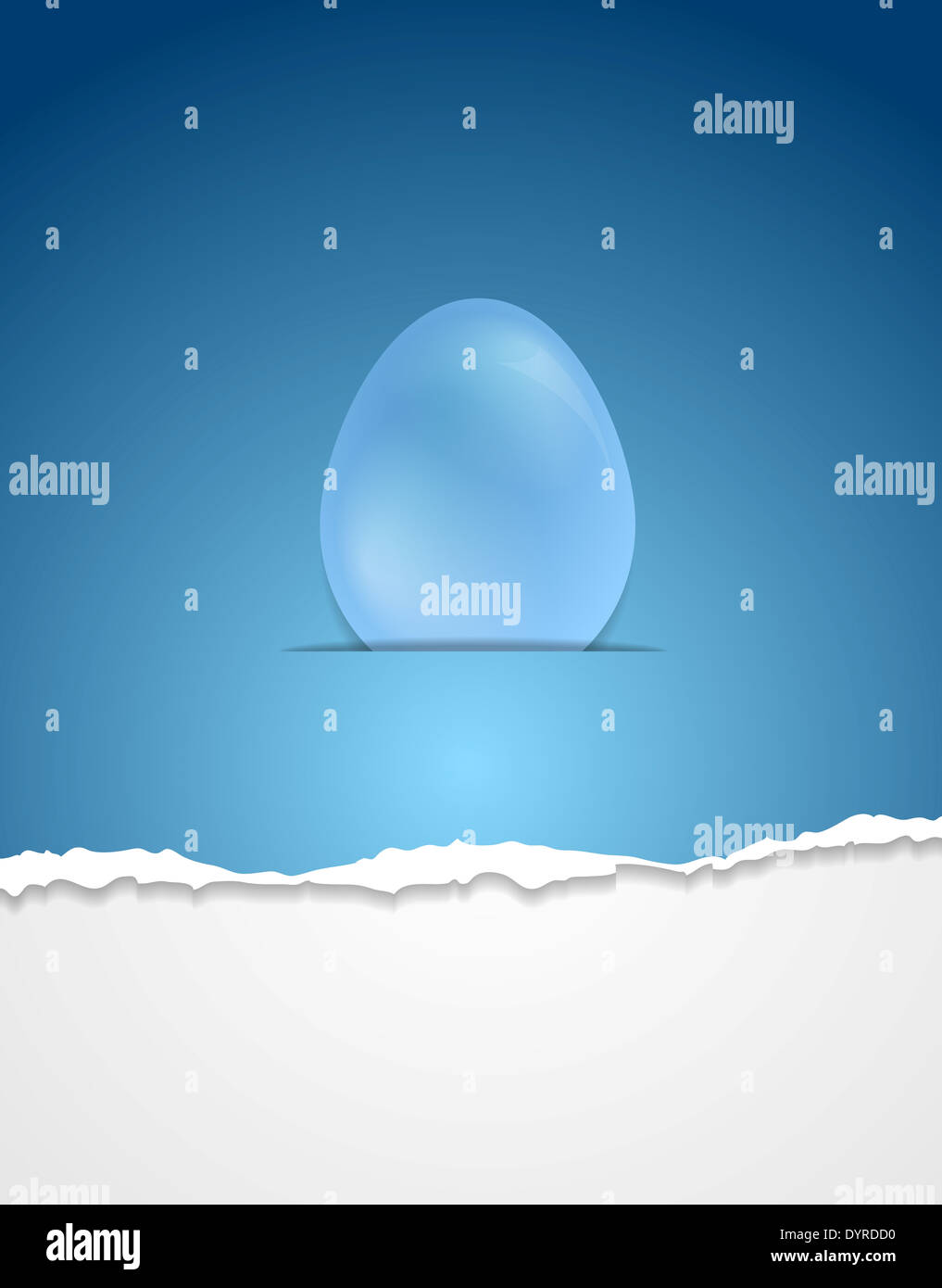 Easter egg vector background with ragged edge paper Stock Photo - Alamy