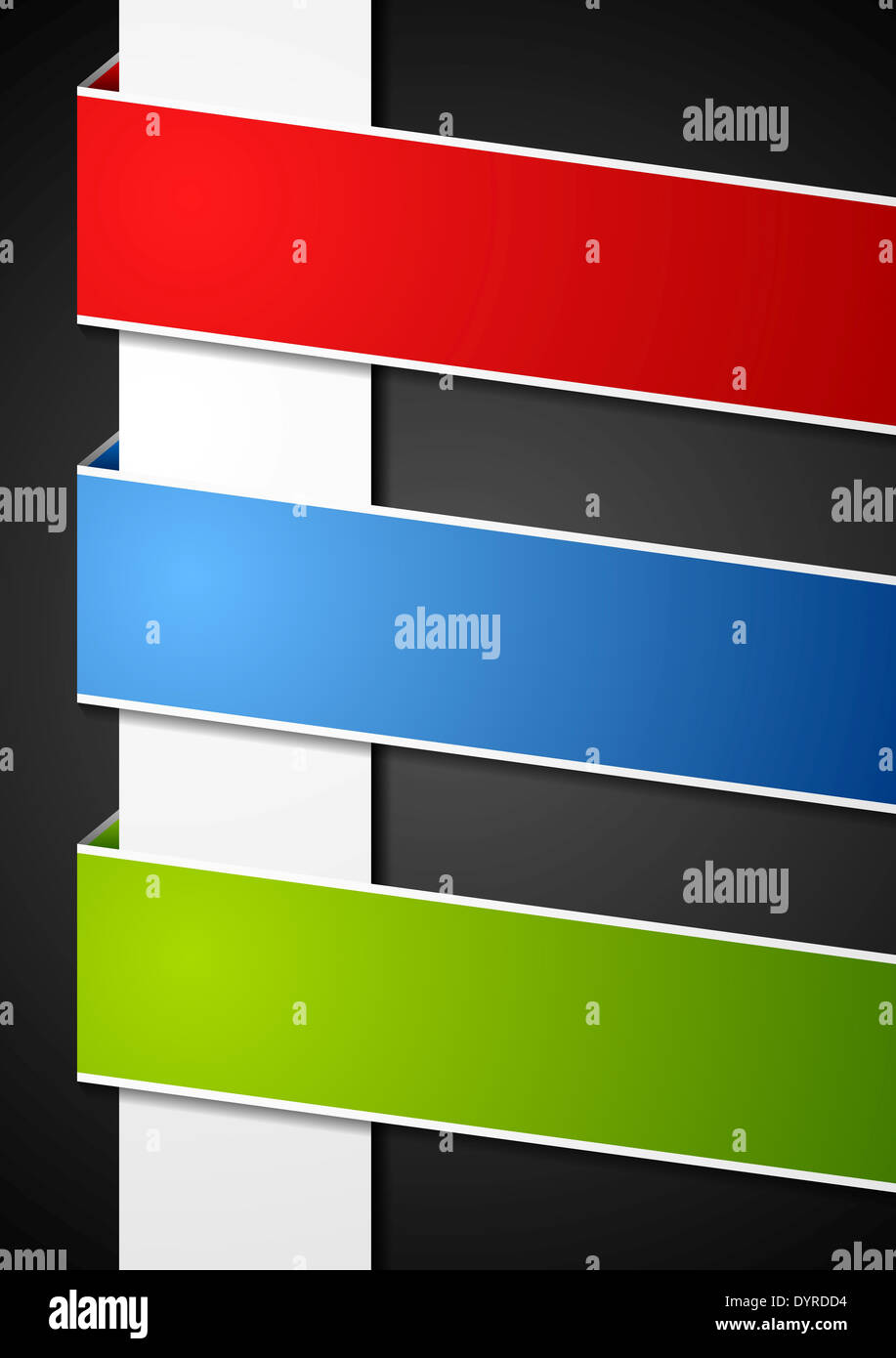 Modern paper banners hi-res stock photography and images - Alamy