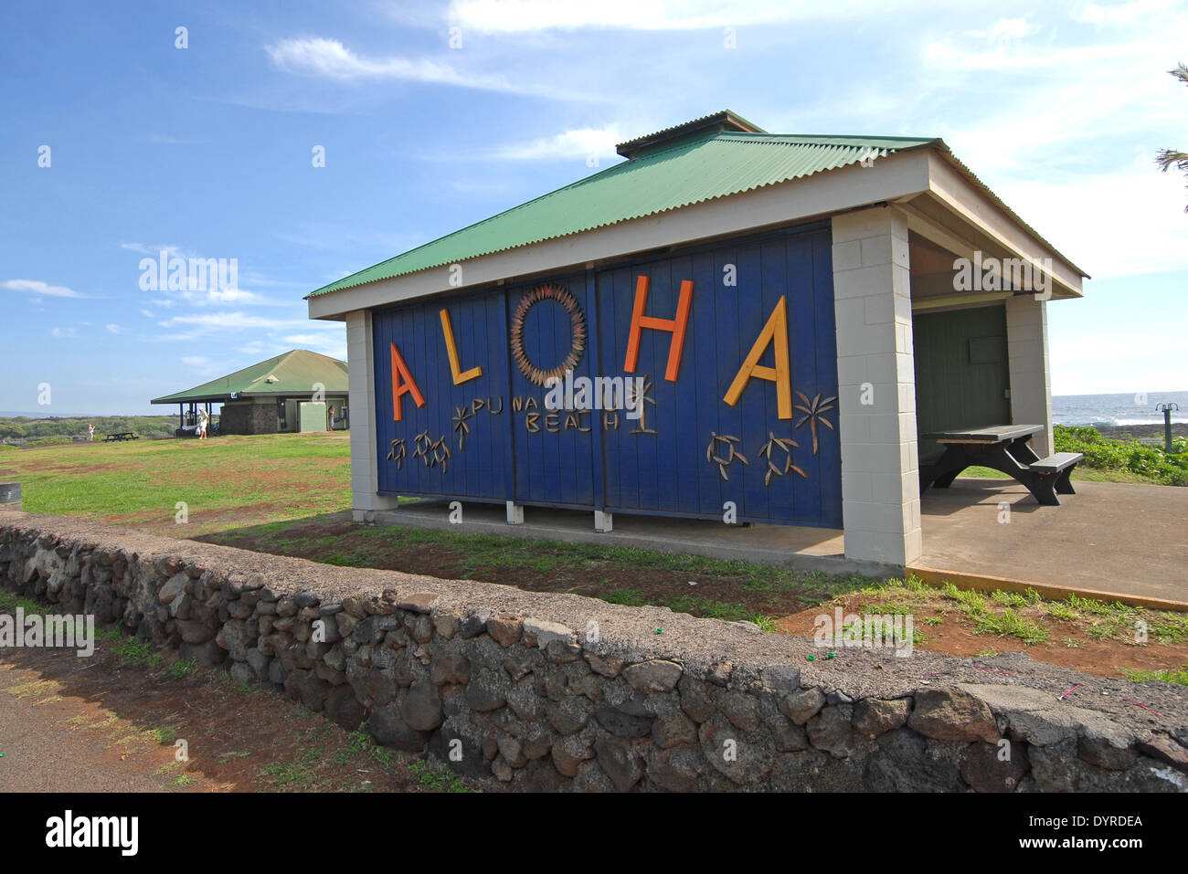 Aloha Welcome sign, Hawaii Stock Photo - Alamy