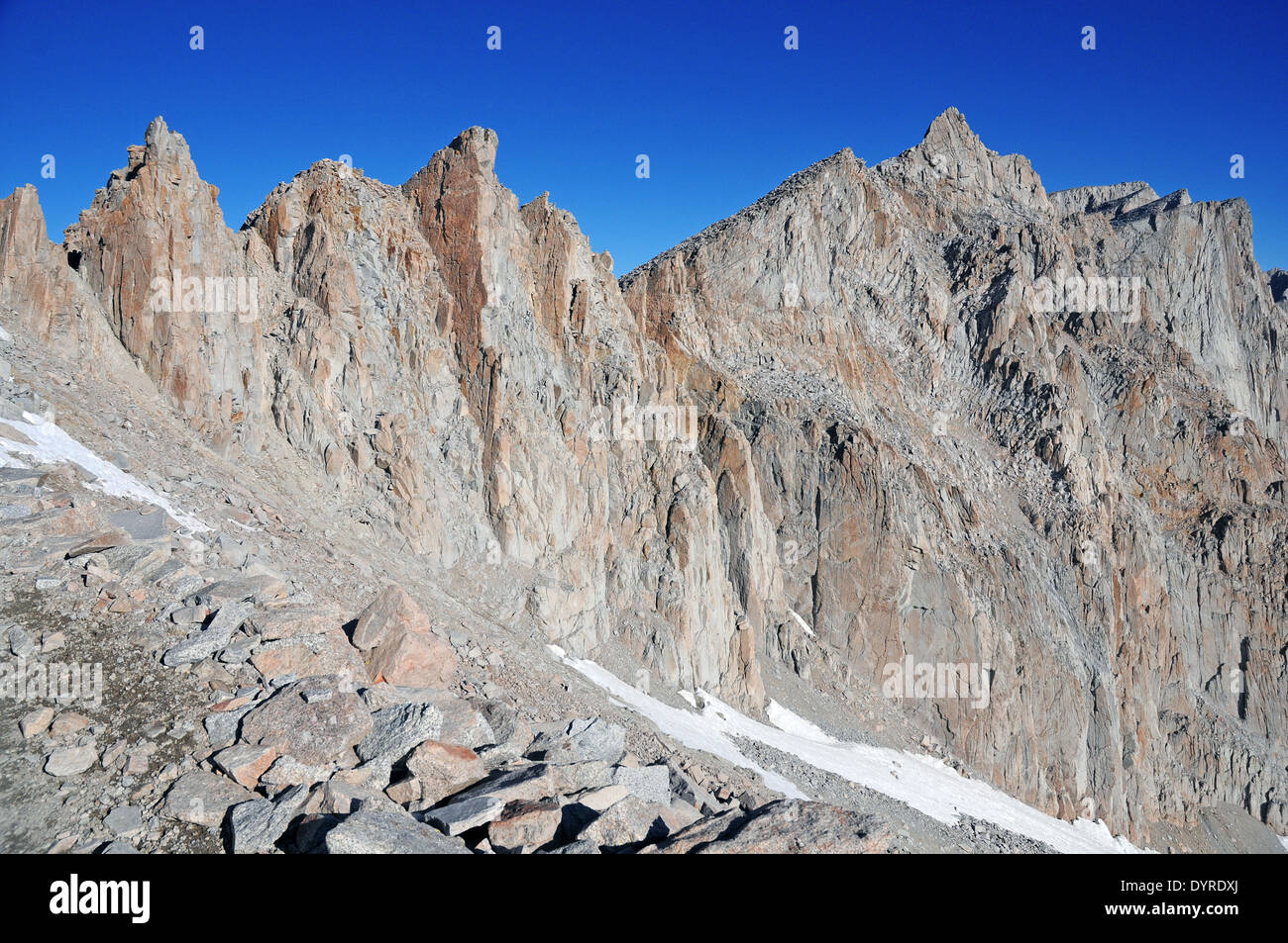 Mount Whitney, Sierra Nevada Mountains, California Stock Photo - Alamy