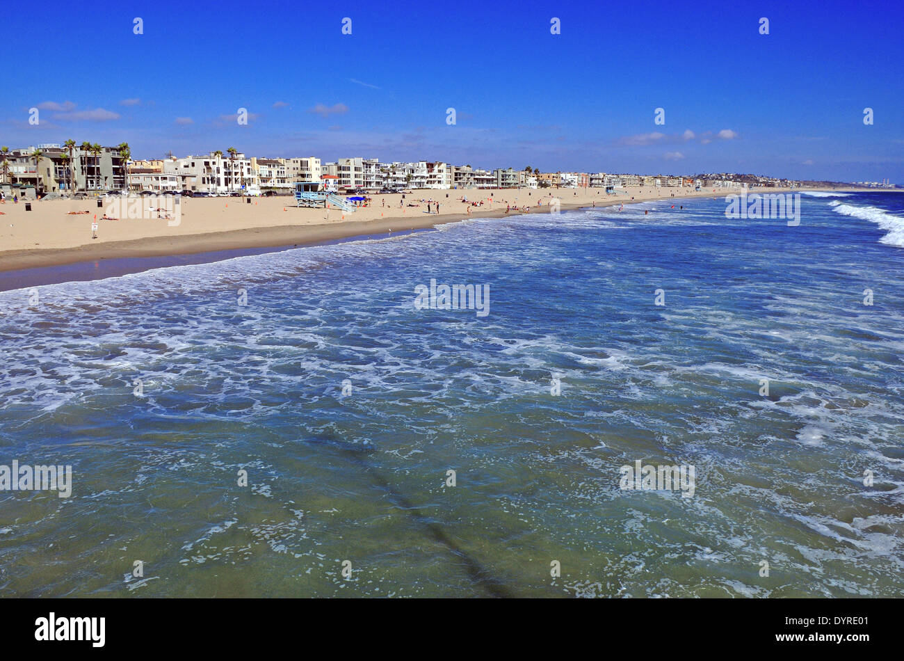 Beach scene in Southern California Stock Photo - Alamy