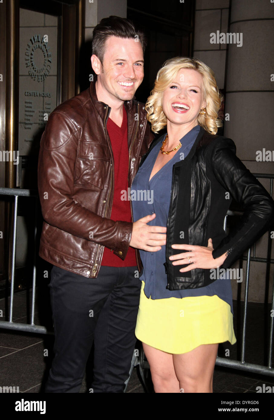 New York, New York, USA. 24th Apr, 2014. Actress MEGAN HILTY and her ...