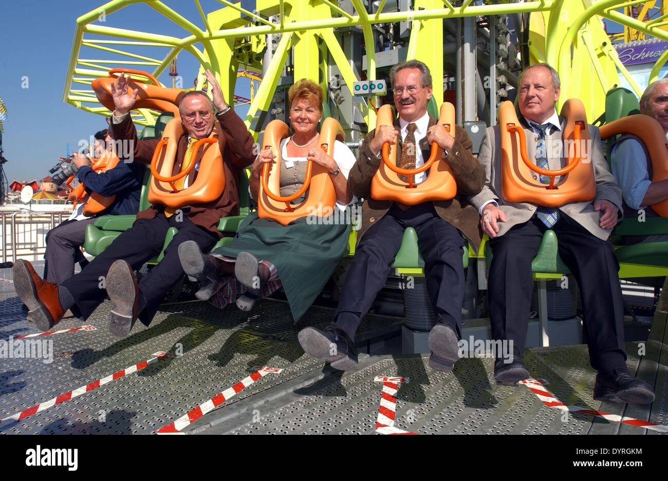 Celebrities at the 'Oktoberfest', 2003 Stock Photo - Alamy