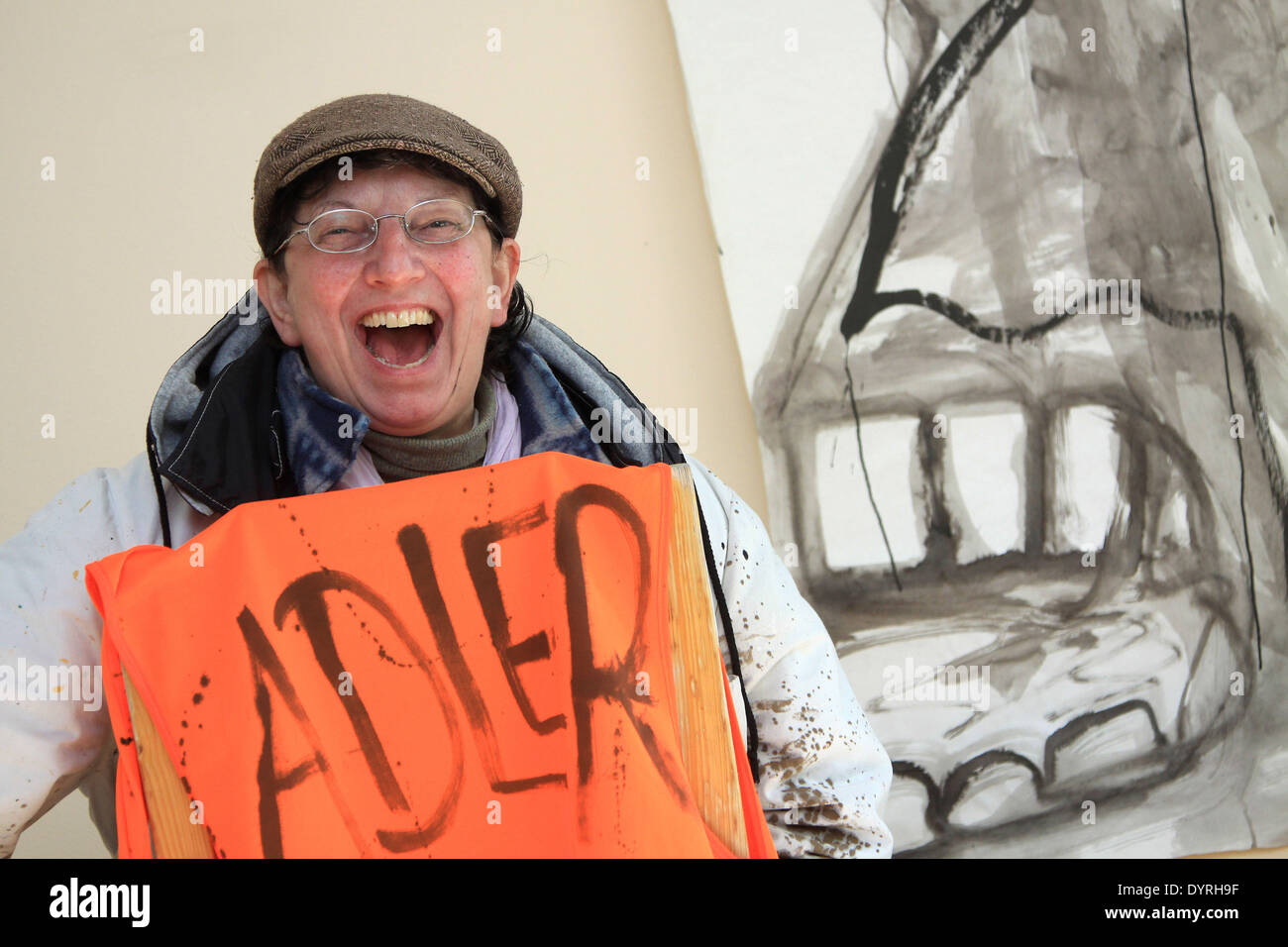 The artist Adler A.F. in Munich, 2011 Stock Photo - Alamy