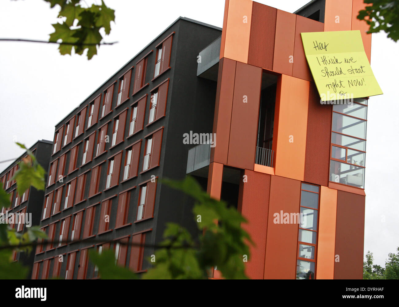 Stiftsbogen hall of residence in munich architects hi-res stock ...