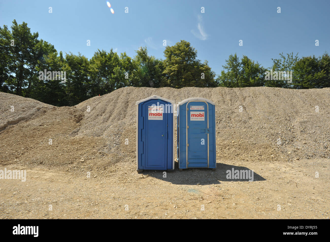 Construction site toilet hi-res stock photography and images - Alamy