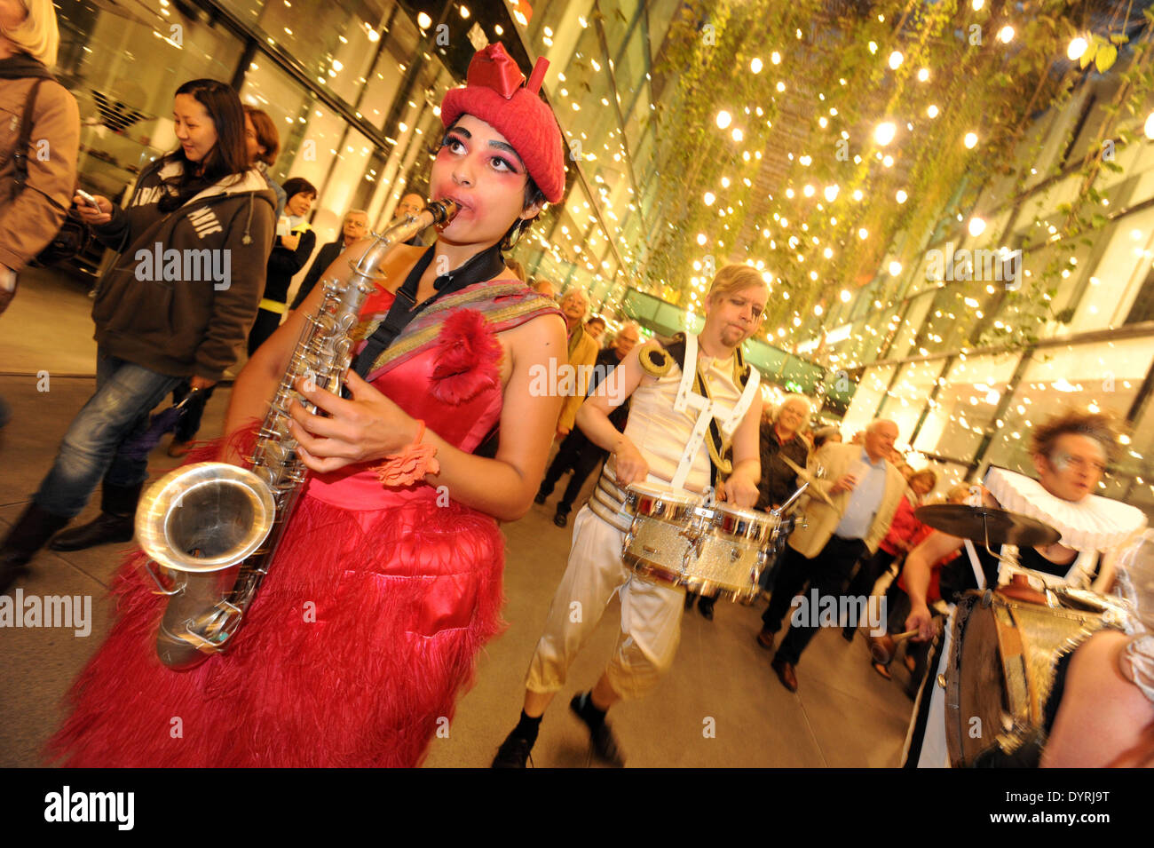 The Express Brass Band at the Festival Night in Munich, 2011 Stock ...