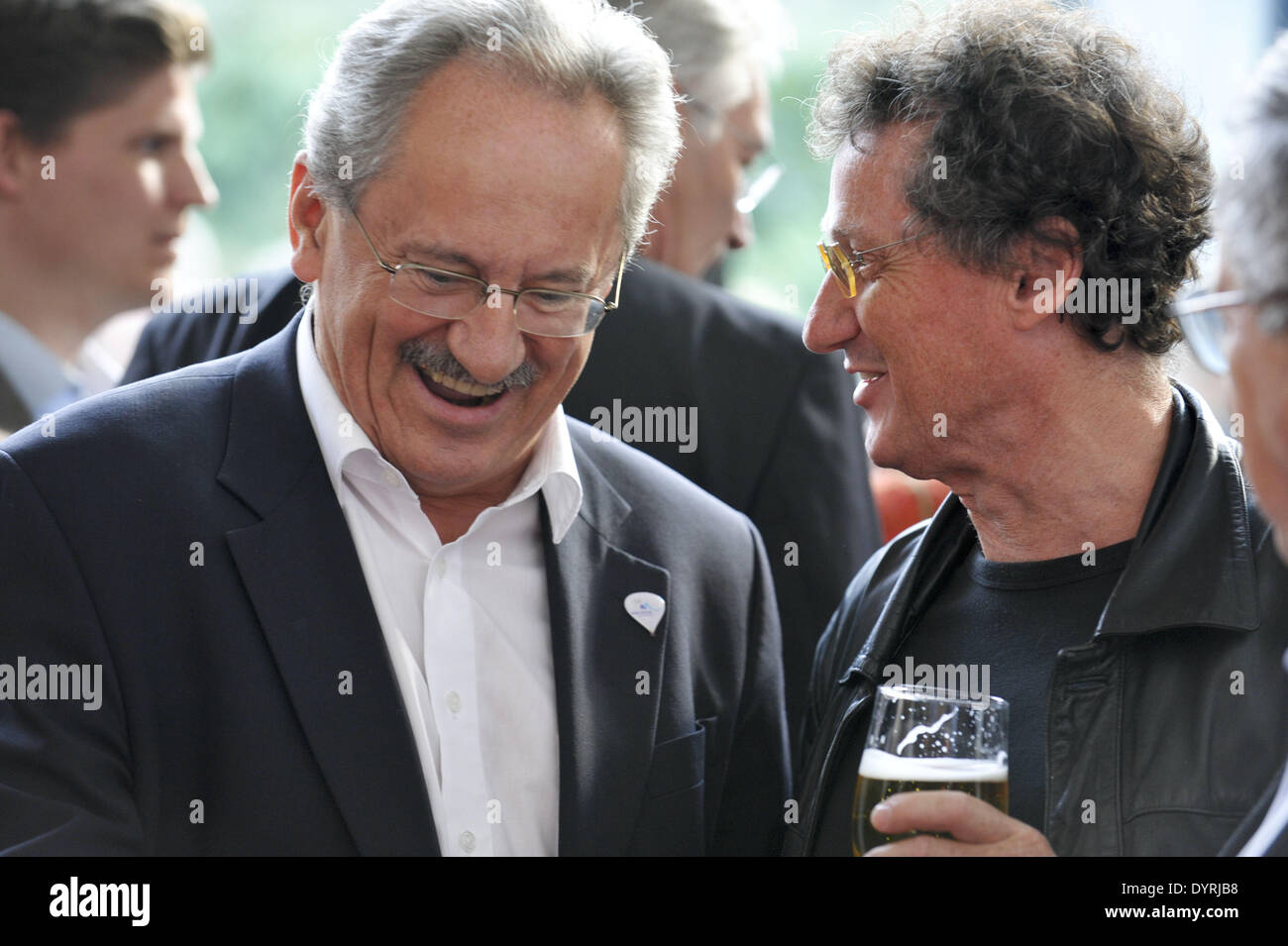 Christian Ude and Uli Bauer at the Culture Reception of the City of ...