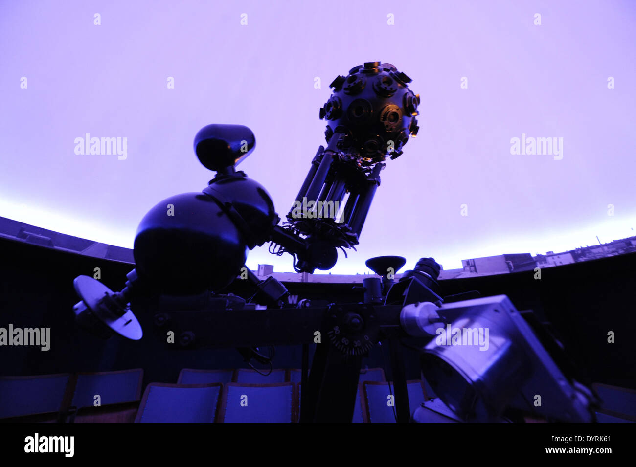 Zeiss projector in the bavarian public observatory munich hi-res stock ...
