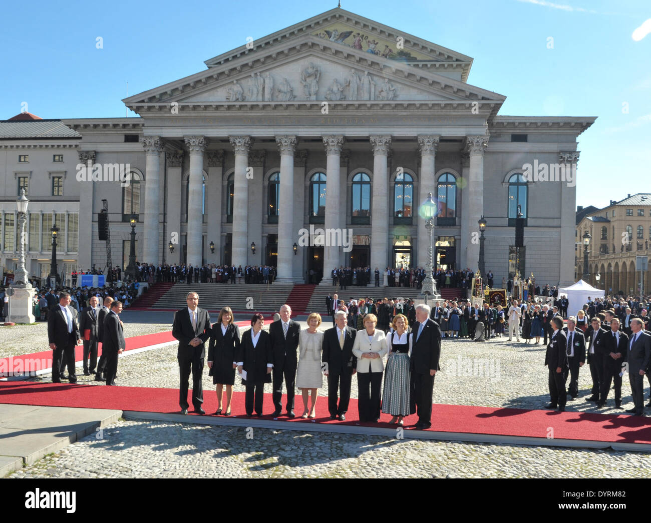 Celebrations for the Day of German Unity in Munich, 2012 Stock Photo ...