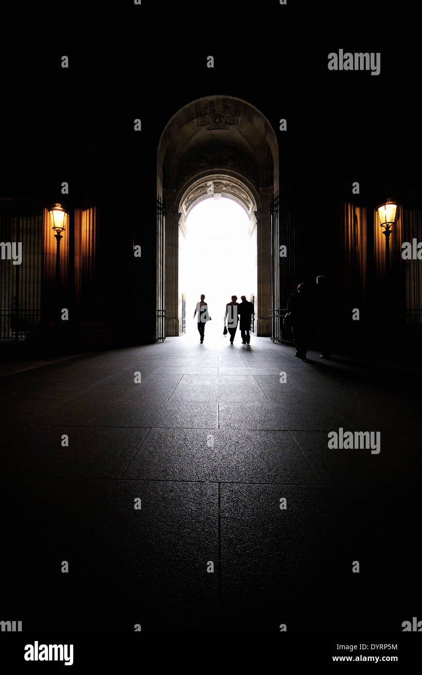 Louvre gate hi-res stock photography and images - Alamy