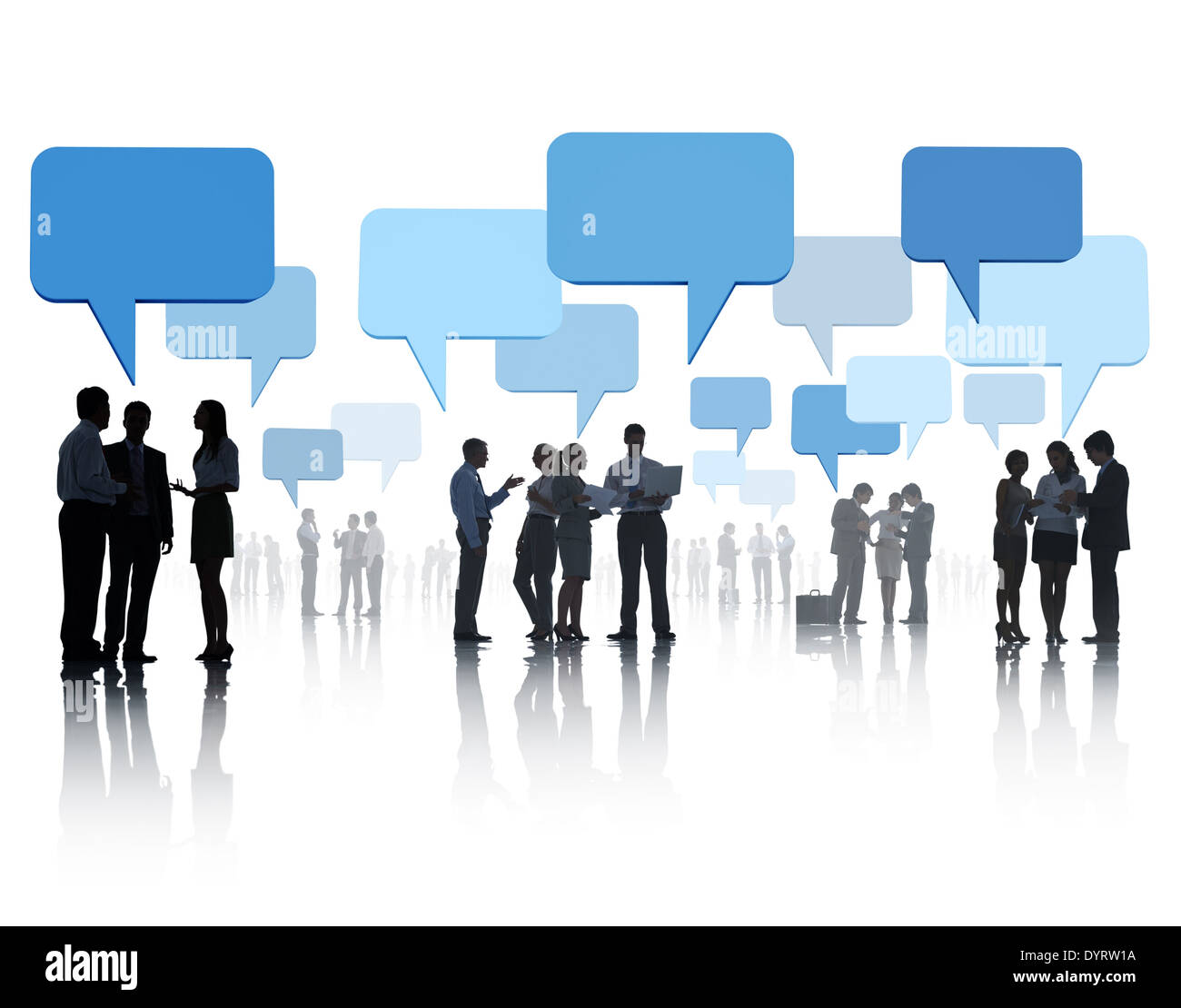 Social worker meeting speech Cut Out Stock Images & Pictures - Alamy