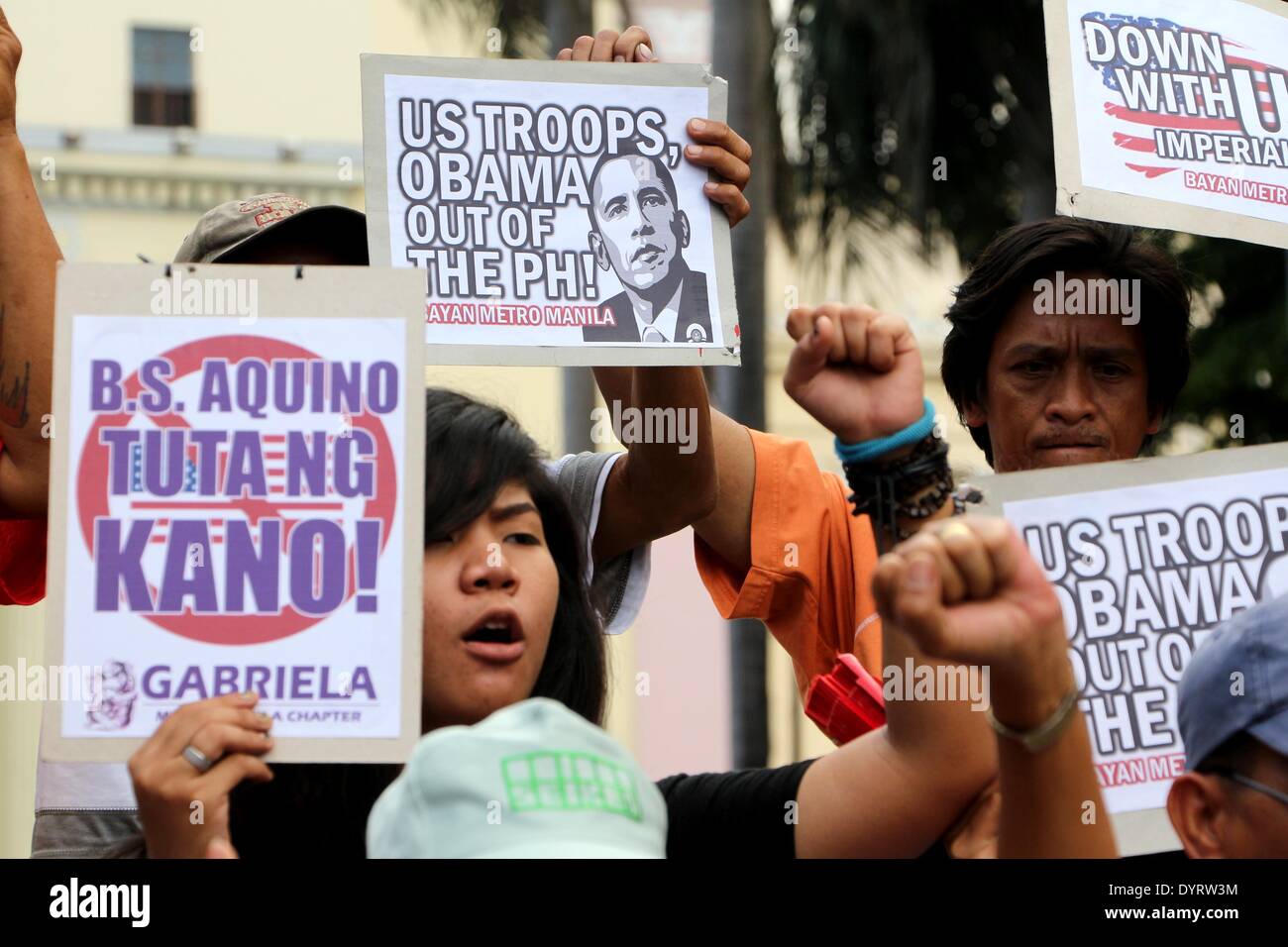 Manila, Philippines. 25th April 2014. - Bagong Alyansang Makabayan ...