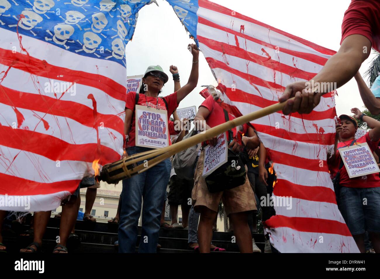 Manila, Philippines. 25th April 2014. - Bagong Alyansang Makabayan ...