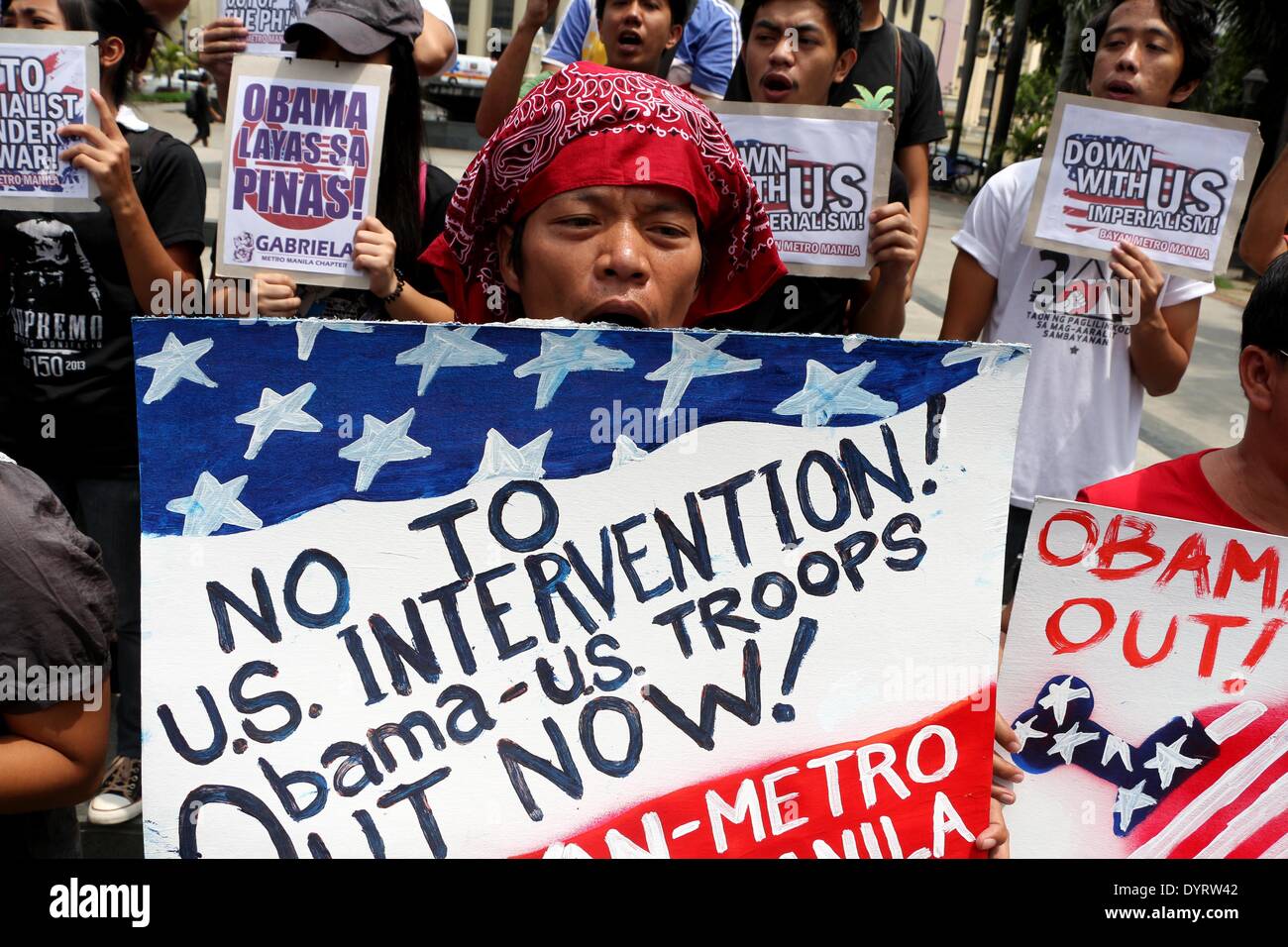 Manila, Philippines. 25th April 2014. - Bagong Alyansang Makabayan ...