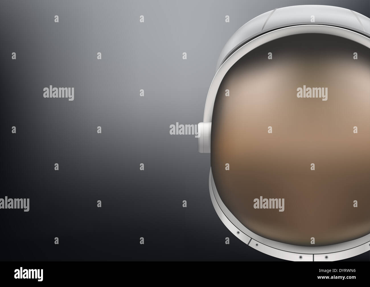 Astronaut helmet with reflection glass Stock Photo - Alamy