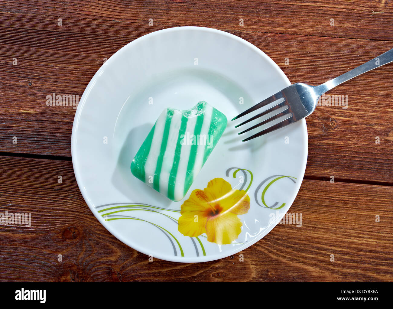 Piece bitten off hi-res stock photography and images - Alamy