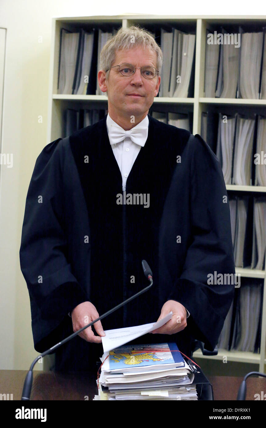 Judge Peter Noll. Trial against Bernard Charles "Bernie" Ecclestone for ...