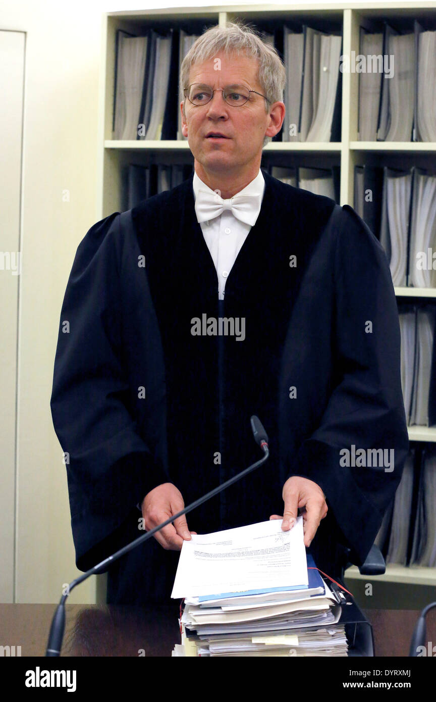 Judge Peter Noll. Trial against Bernard Charles "Bernie" Ecclestone for ...