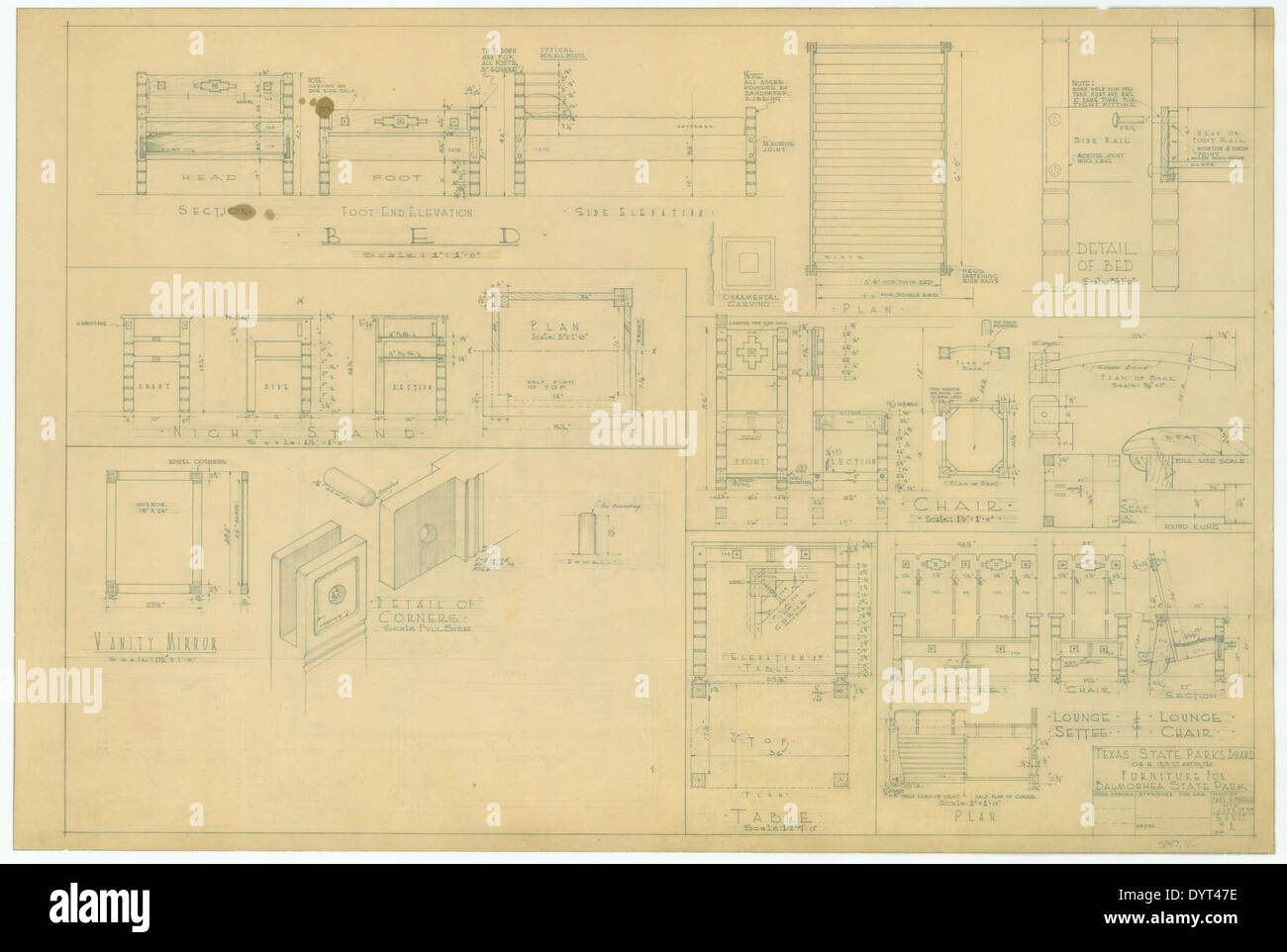 Map of balmorhea hi-res stock photography and images - Alamy