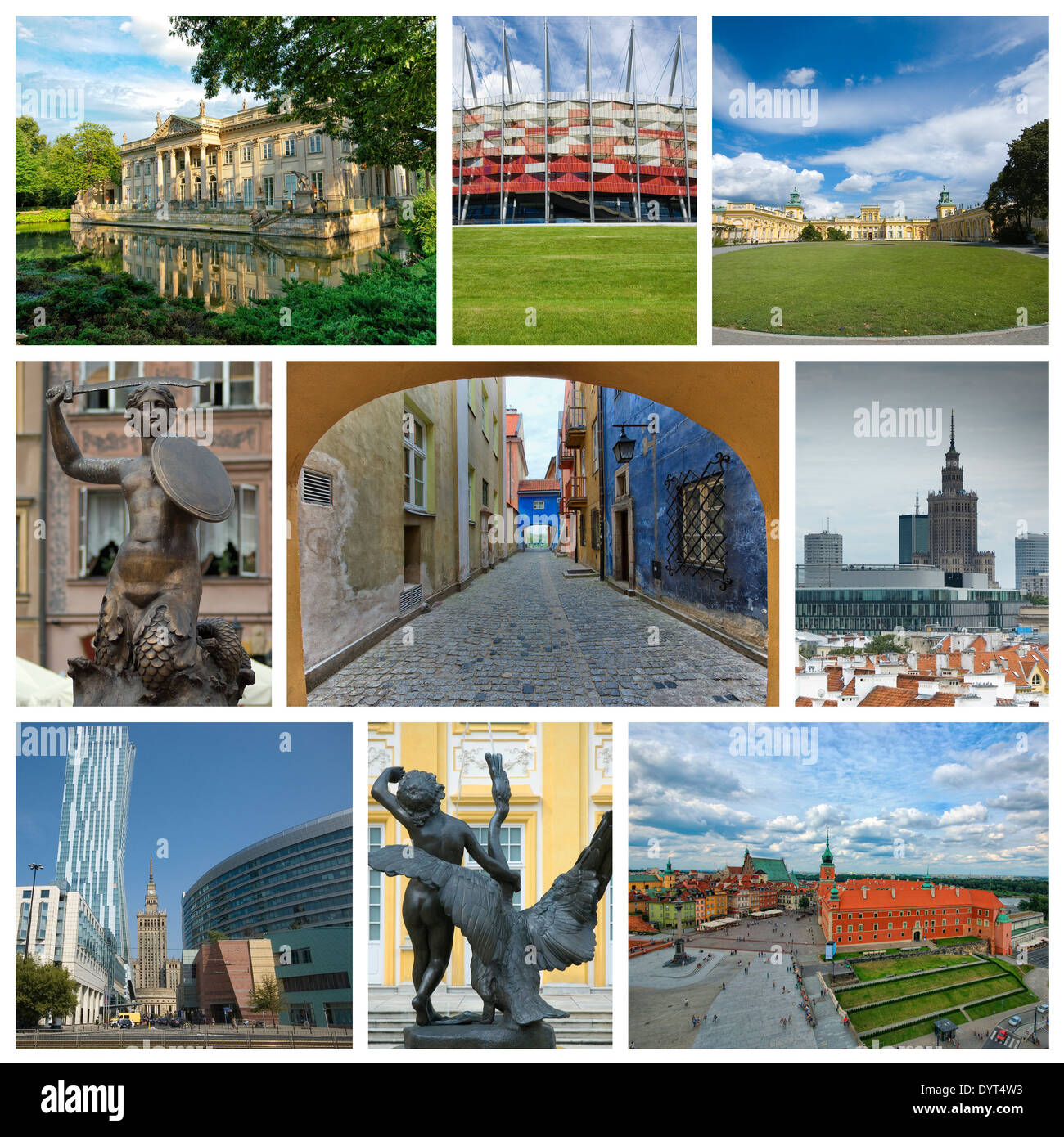 Europe city landmarks collage hi-res stock photography and images - Alamy