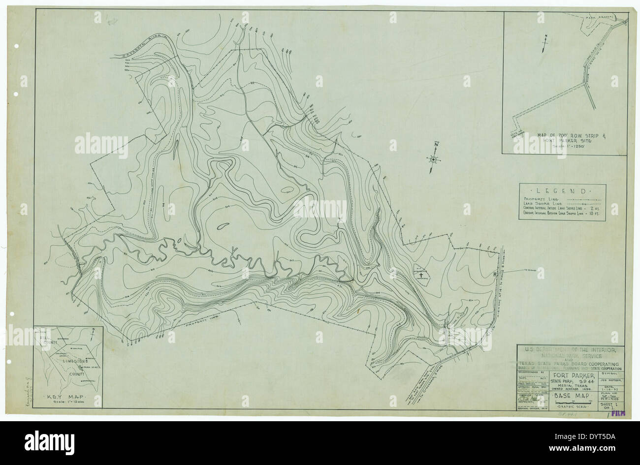 Map of parker hi-res stock photography and images - Alamy