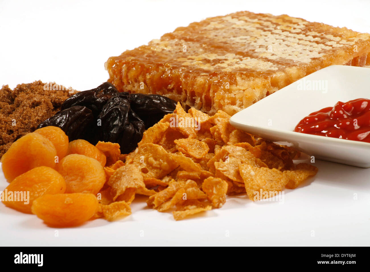 High Sugar Foods Stock Photo - Alamy
