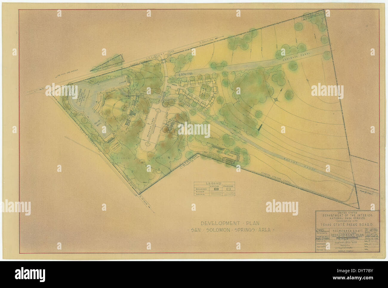 Map of balmorhea hi-res stock photography and images - Alamy