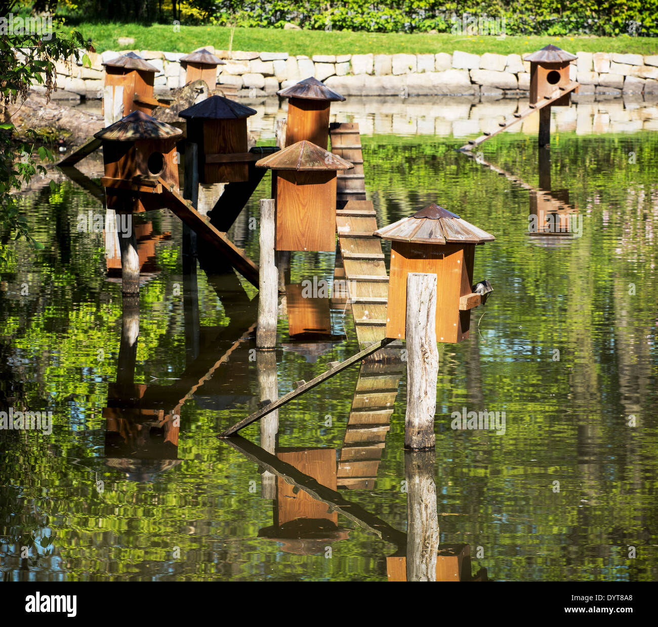 Nest box by pond hi-res stock photography and images - Alamy